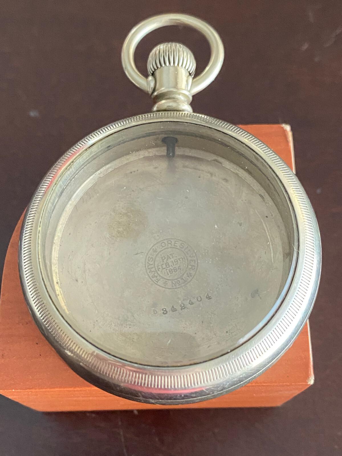 VINTAGE 18 SIZE FAHY'S NO 1 POCKET WATCH CASE ONLY! PENDANT OR LEVER ...
