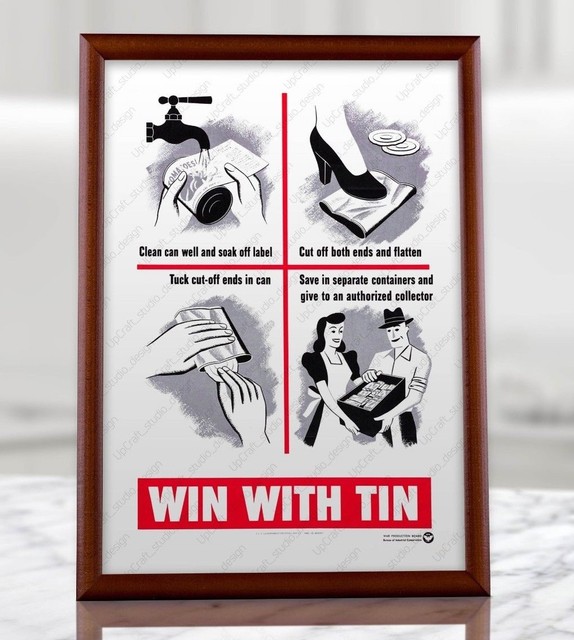 WW2 Homefront Propaganda Poster - WWII American Military Collectibles ...