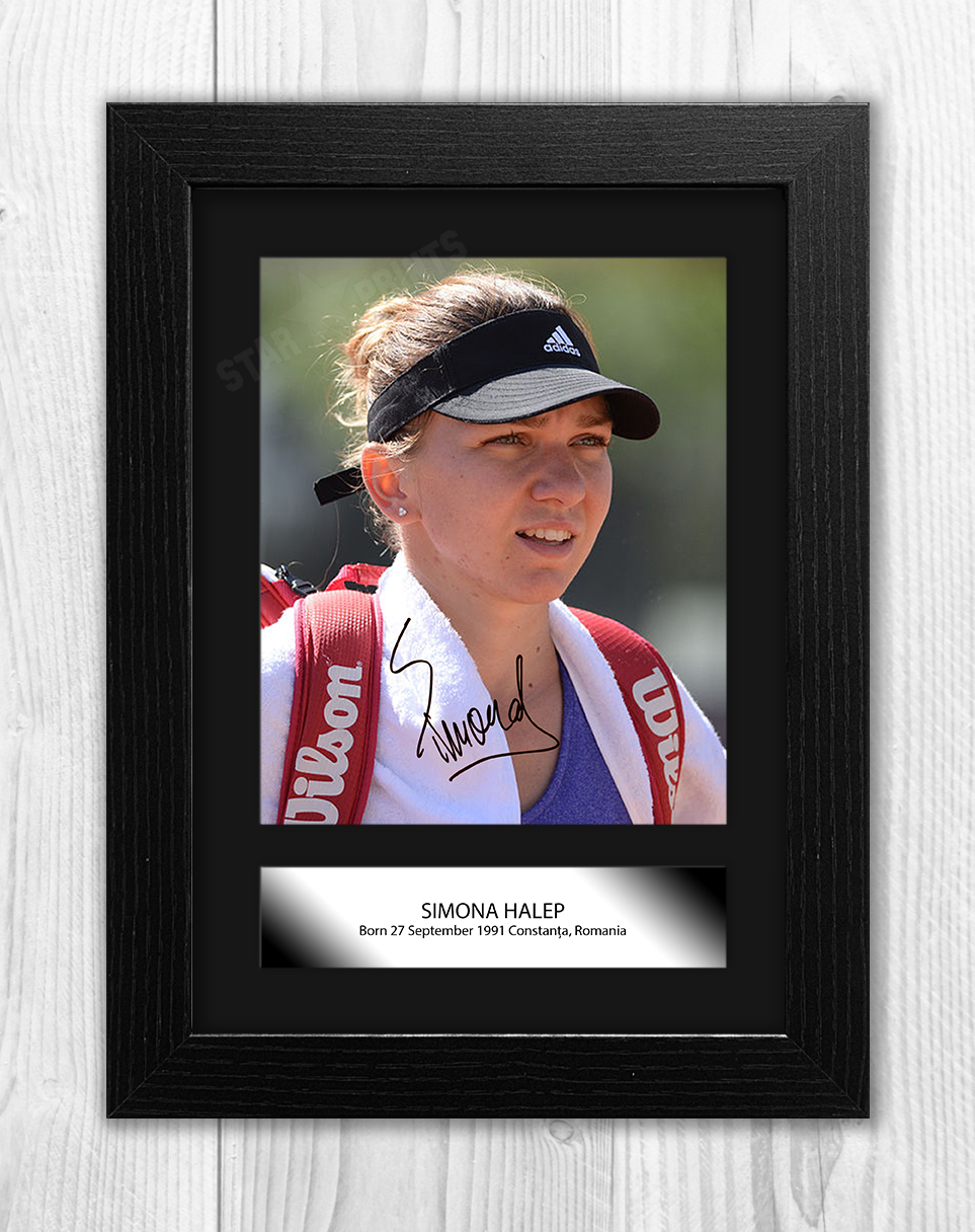 Simona Halep (2) A4 reproduction autograph photograph poster. Choice of ...