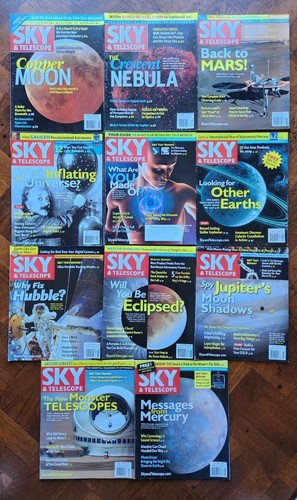 12 SKY and TELESCOPE magazines - Various Dates, Nice Photos | eBay