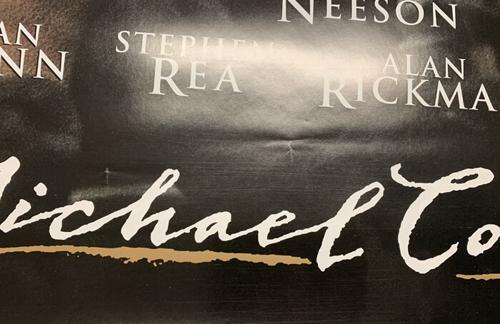 MICHAEL COLLINS MOVIE POSTER 1 Sided ORIGINAL FINAL VF 27x40 LIAM ...