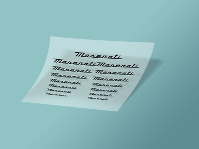 15pcs Maserati Caliper Decal Stickers, Die-Cut Vinyl Decal Sticker | eBay
