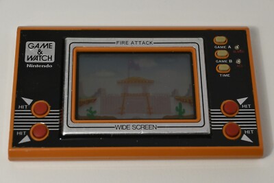 Vintage Nintendo Game and Watch Fire Attack 1982 handheld electronic game | eBay