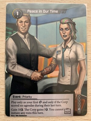 Peace in our time (Android Netrunner promo) | eBay.de