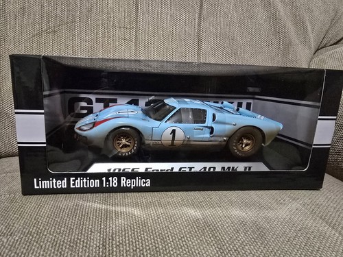 ACME 1966 Ford GT40 MKII #1 LeMans Ken Miles 1:18 (Race/Dirty Version ...