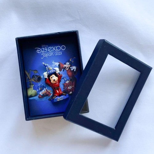 m10S Disney D23 Sorcerer Mickey Pin Badge Vintage Glitter Stone ...