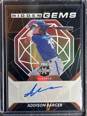 Barger, Addison - 2021 Elite Extra - Autograph | eBay