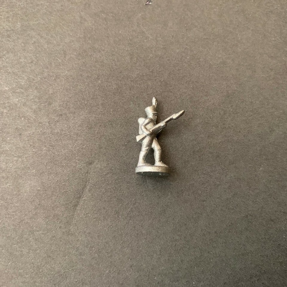 Risk 40th Anniversary Edition Board Game Infantry 5 Pc Set Silver Army ...