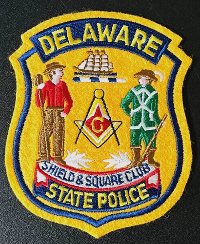 DELAWARE STATE POLICE MASONIC (∴) PATCH FULL COLOR SHOULDER INSIGNIA | eBay