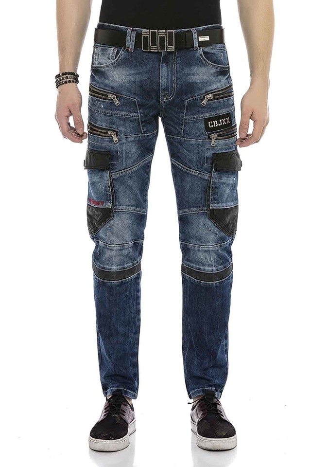Cipo & Baxx ARGON Mens Jeans Denim Blue CD586 all Sizes | eBay