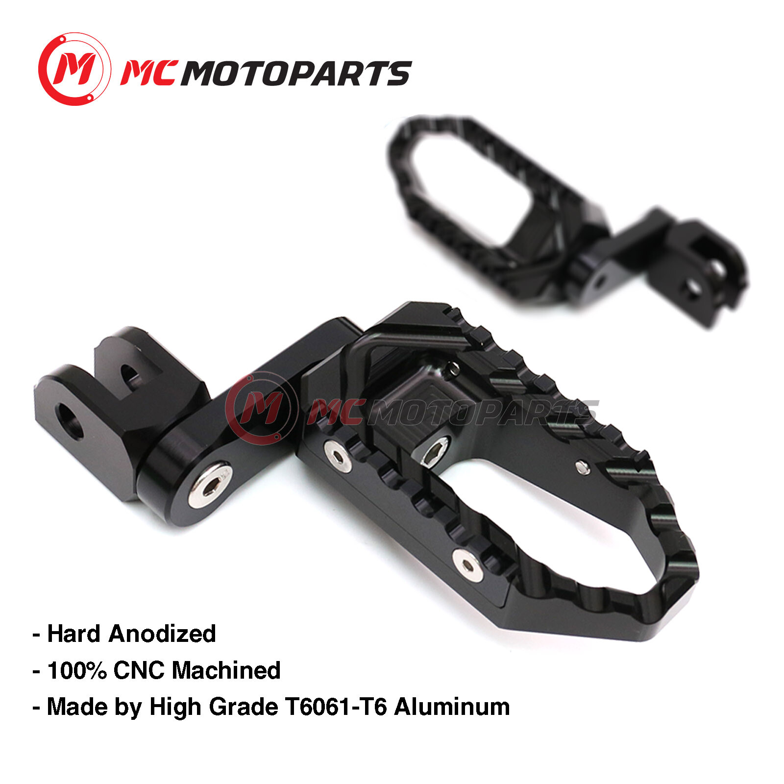 Blue CNC Footpegs Rear TRC 40mm Lower For VTR1000 SP1/2 RVT1000R RC51 ...