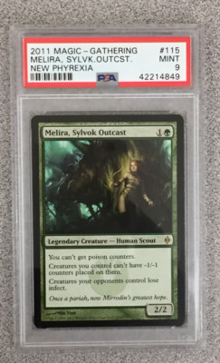 MAGIC THE GATHERING - MELIRA, SYLVOK OUTCAST 1X - NEW PHYREXIA - RARE ...