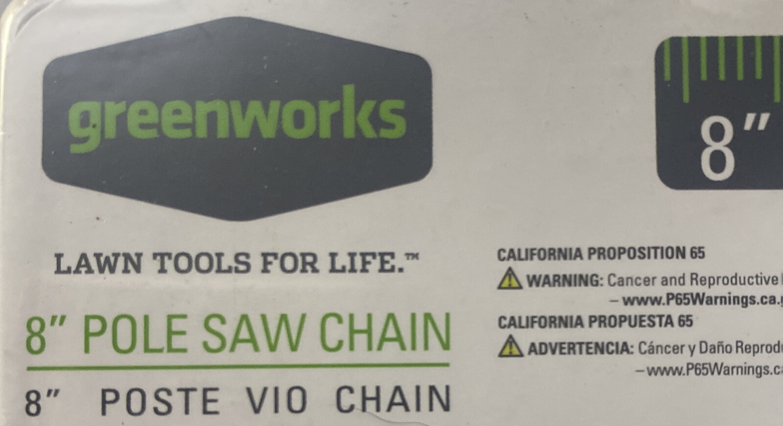 GreenWorks Genuine OEM Replacement Chain # 29072 for sale online | eBay