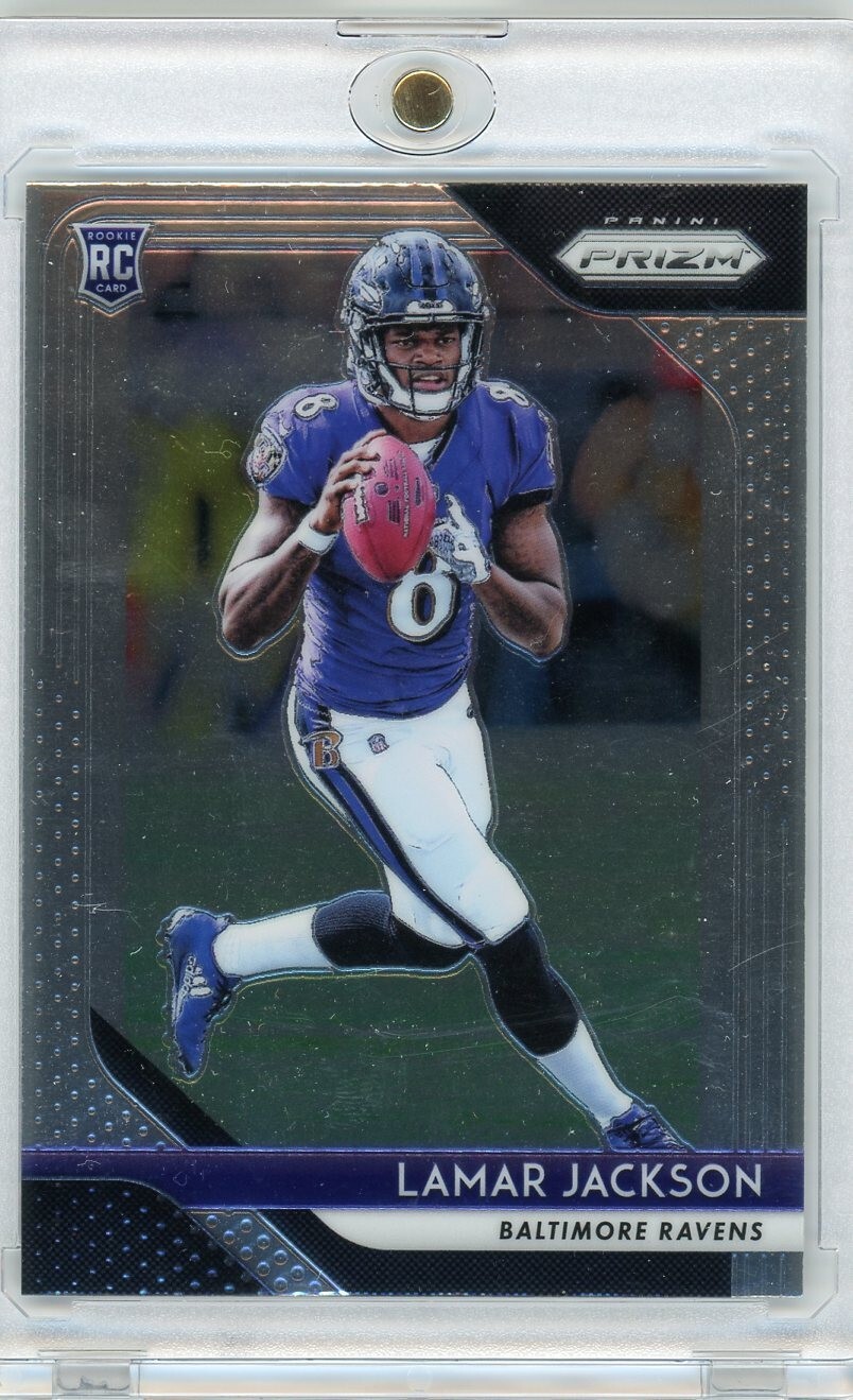 2018 Prizm Football Lamar Jackson Rookie Card #212 | eBay