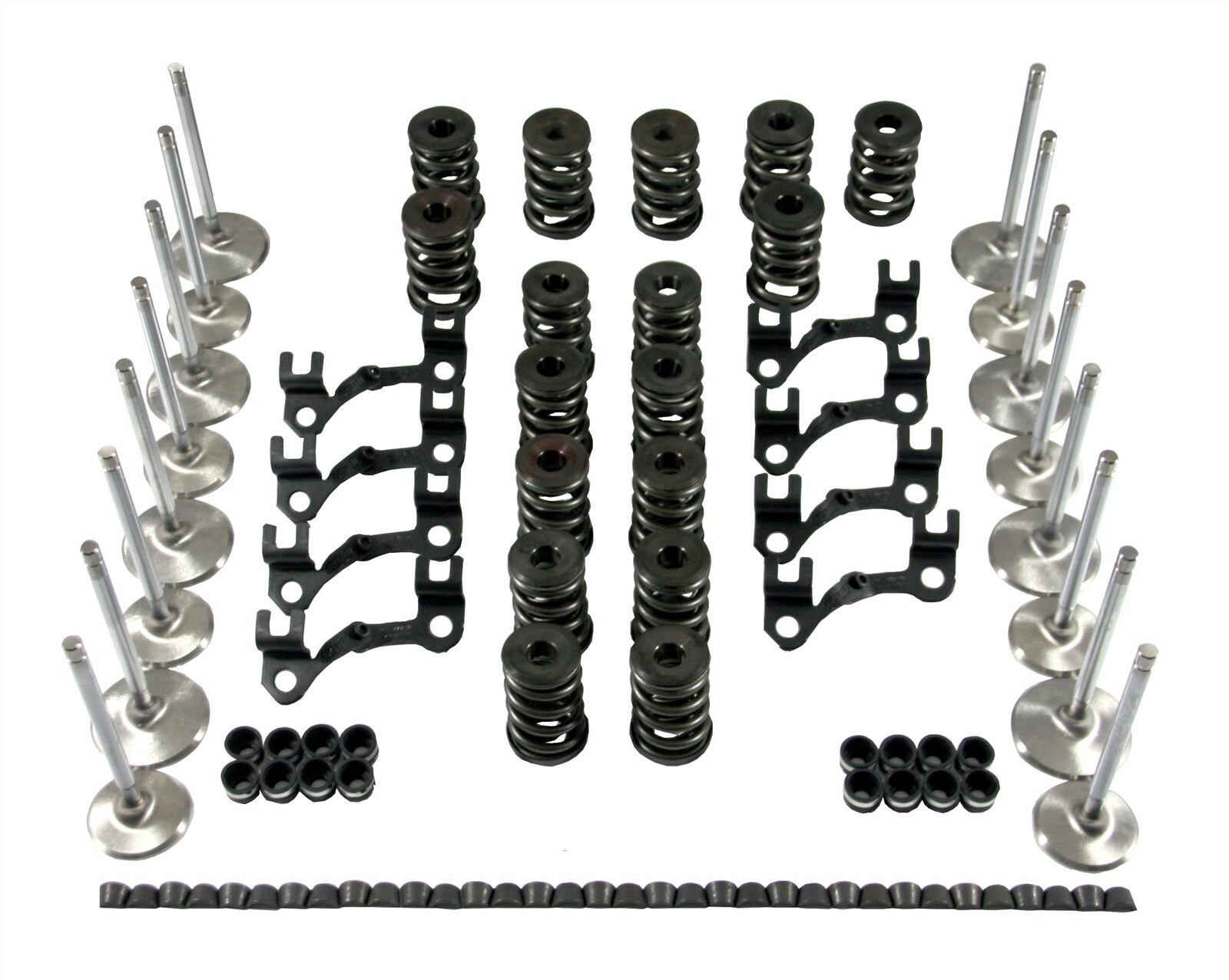 BBC Big Block Chevy 454 Cylinder Head Build Kit Valves Springs ...