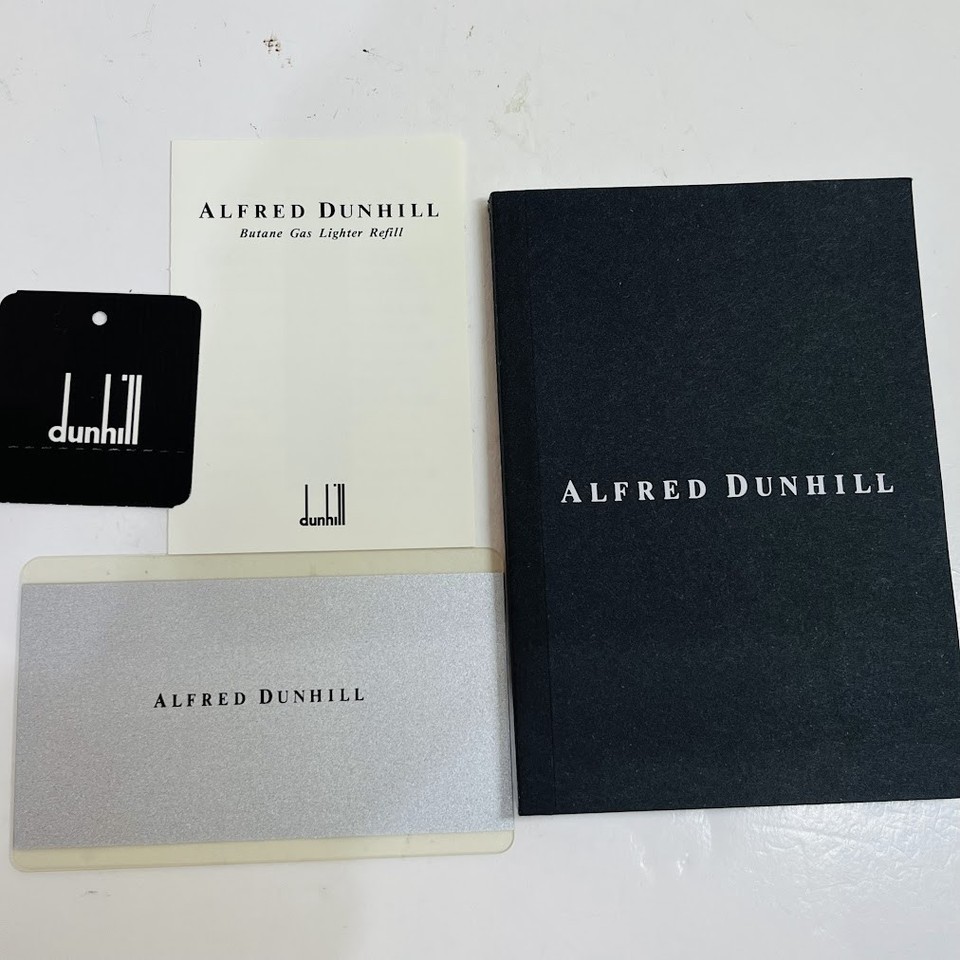 Dunhill Roller Gas Lighter Horizon Line RL1412 Gold OldNew with Box ...