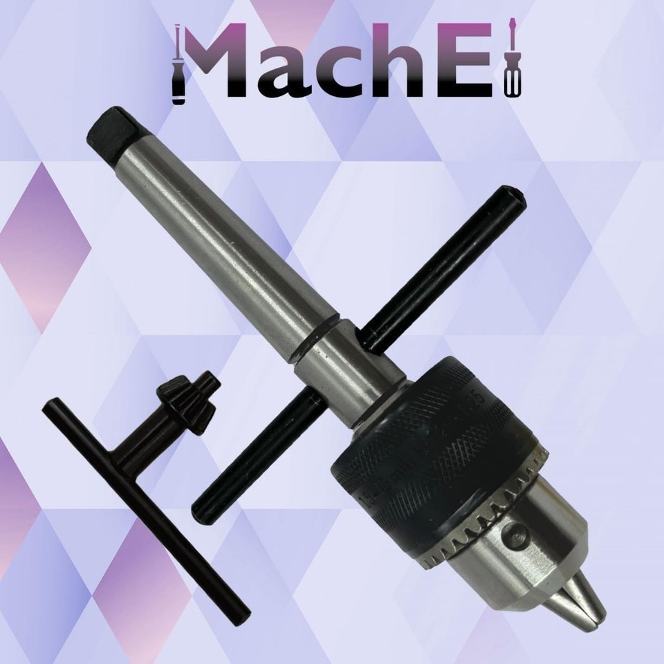MachEl MT2 Easy Tapping Attachment with Drill Chuck for Lathe Machines ...