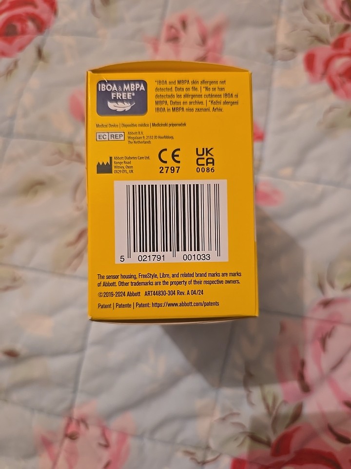 Single x1 Libre 2 Sensor for Glucose Monitor. New sealed in box. EXP ...