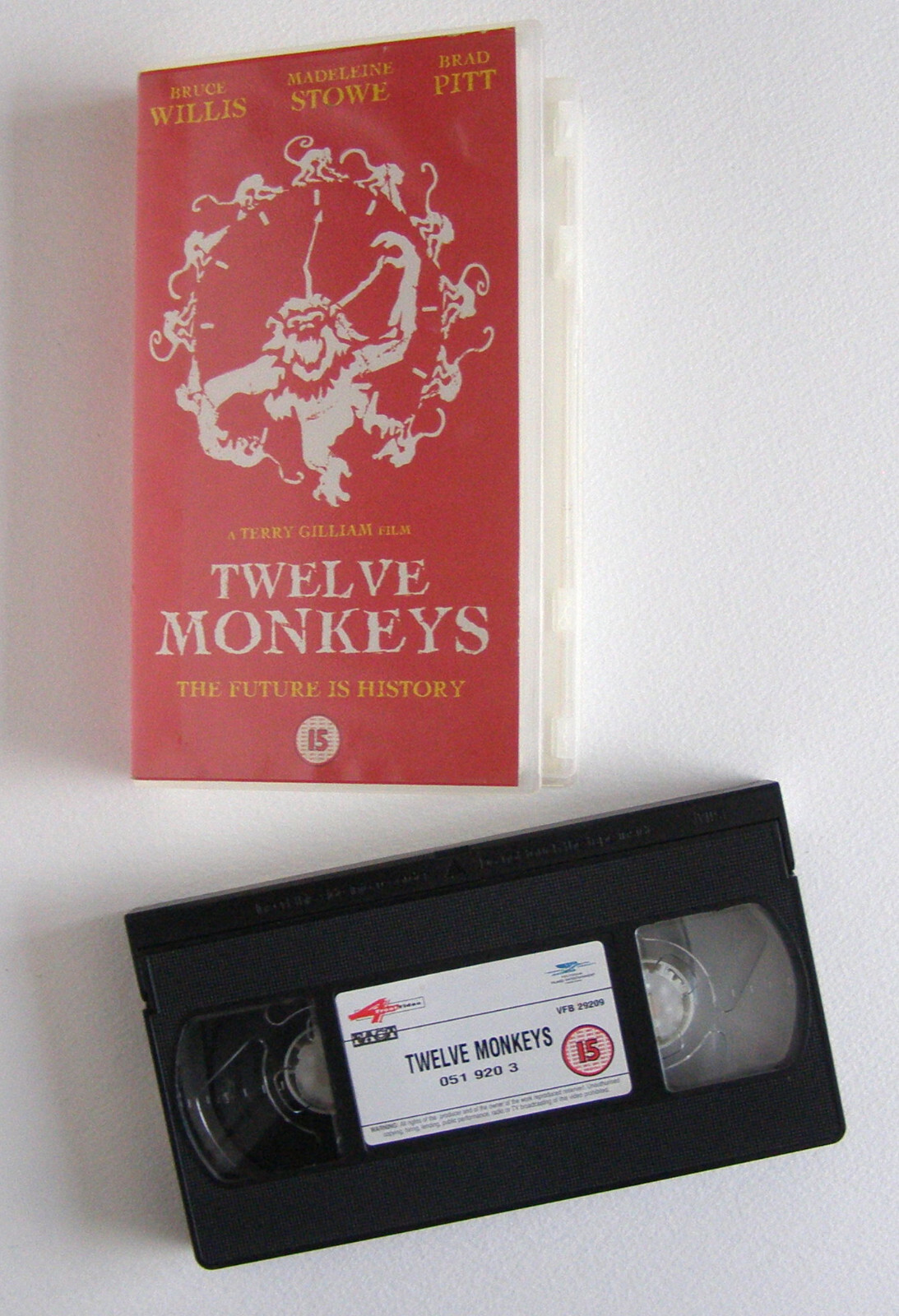Twelve Monkeys Video VHS - Excellent Condition 44005192032 | eBay