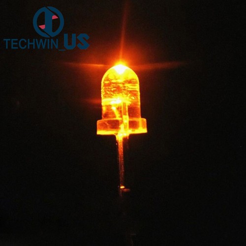 100PCS Diffused LED 5MM ORANGE COLOR ORANGE LIGHT Super Bright | eBay