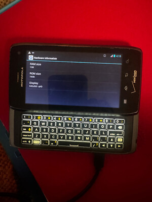 Motorola Droid 4 XT894 - Black ( Verizon ) Very Rare Slider Android ...