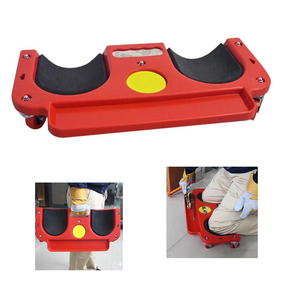 Rolling Knee Pads Platform W/ Wheeled Workers' Wheels Knee Pad Floor ...