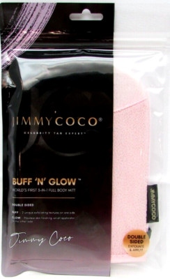 Jimmy Coco Buff 'N' Glow World's First 3-in-1 Body Mitt Double Sided ...