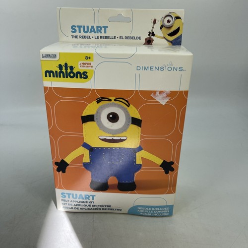 NEW Stuff-able Applique Felt Sewing Kit MINIONS - STUART - Kids Craft ...