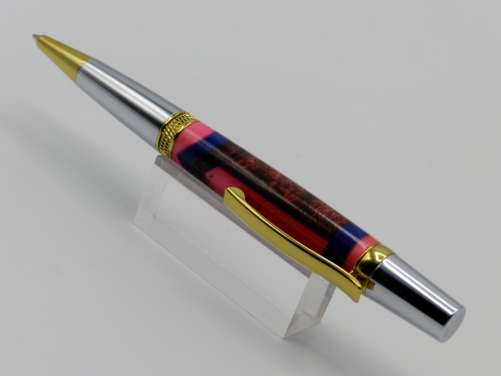 Handmade Gisi Style Ballpoint Pen with Multi Colored Alumilite. Great ...