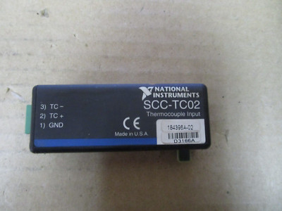 NATIONAL INSTRUMENTS THERMOCOUPLE INPUT MODULE SCC-TC02 | eBay