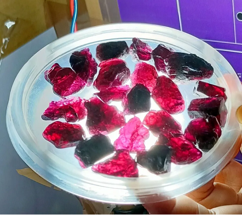 Certified Natural Red Painite Rough Burmese Facet 1500 Ct Raw Loose Lot ...