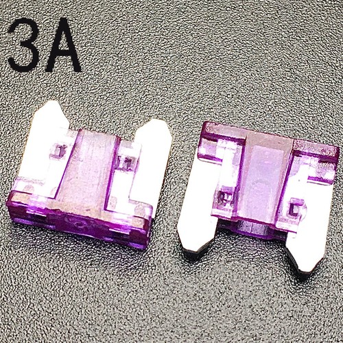 50 PCS MICRO Blade FUSE ASSORTMENT Mini Auto Plug-In Sheet Fuses 3A | eBay