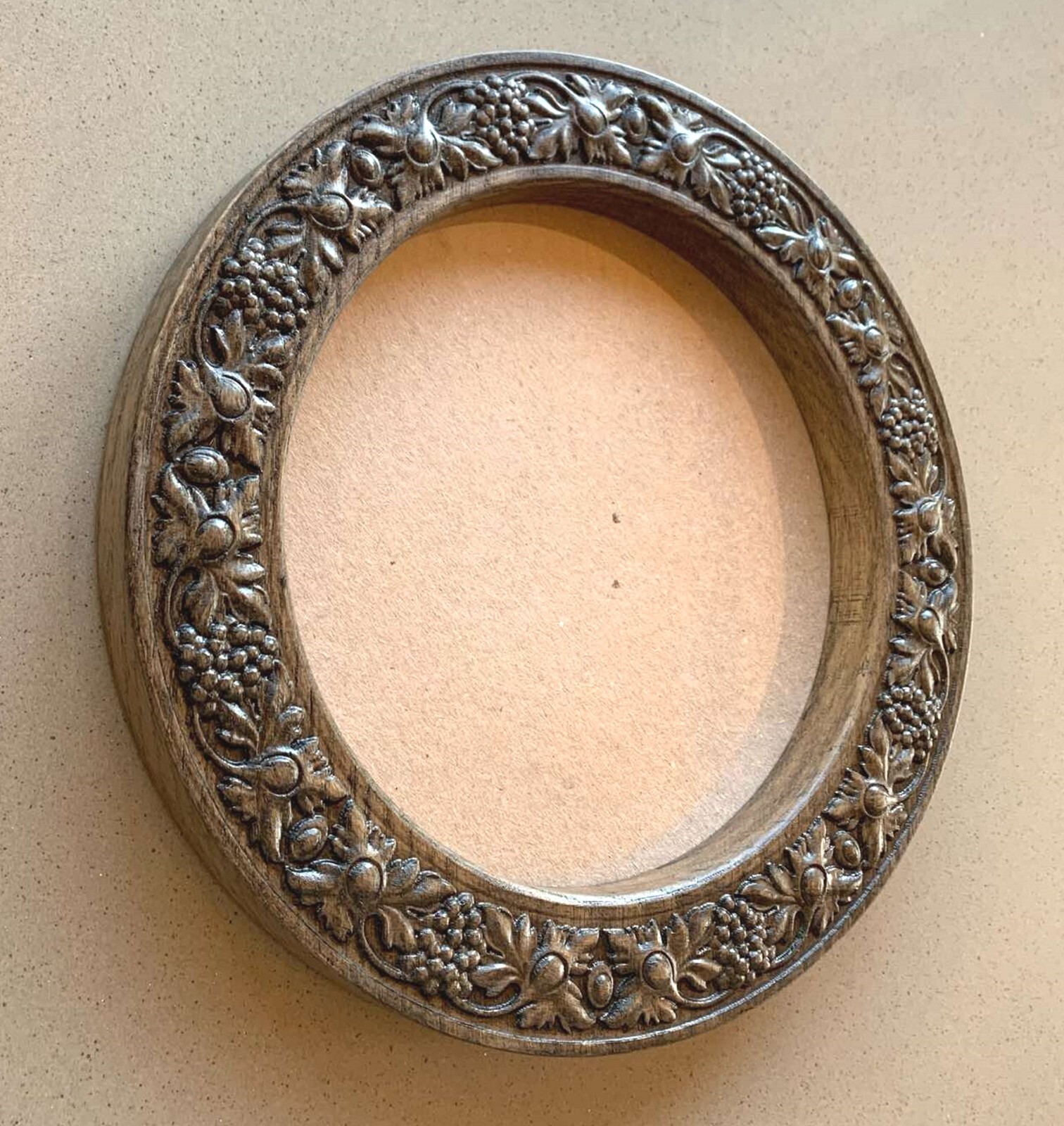 Round Flower Photo Picture Decorative Frame Floral Ornate Romantic ...