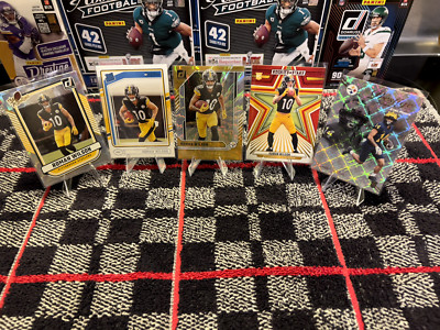 Roman Wilson RC lot X5. Donruss, Rookies & Stars, Prestige. Pittsburg ...