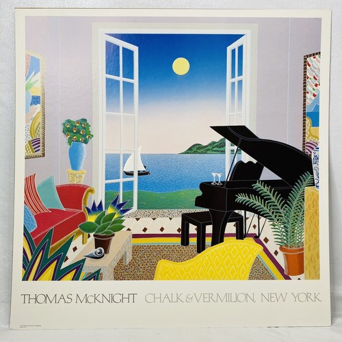 Thomas McKnight Barbados Chalk & Vermilion New York 1989 Art Print ...