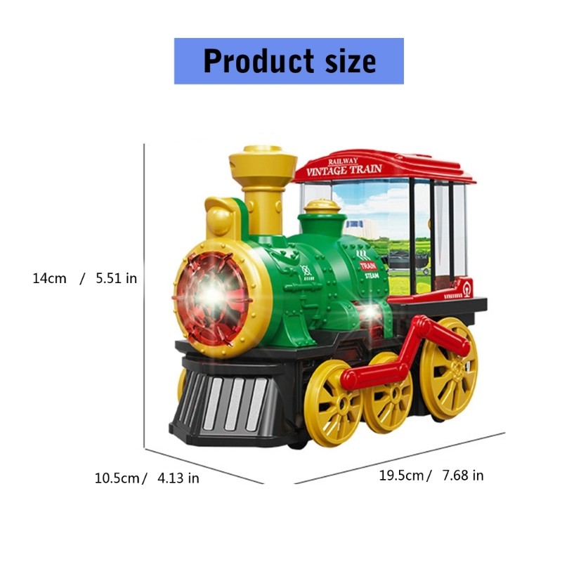 Kids Adventure Train Toy Interactive Light Up Train Game for Children 3 ...