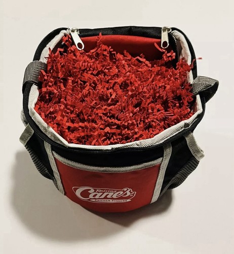 Raising Cane’s Chicken Fingers Employe Issued Red Insulated Lunch Box ...