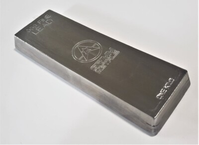 1 Kilo .999 Fine Lead Bullion Bar - Hand Poured & Stamped - Grimm ...