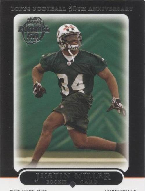 2005 Topps - Justin Miller #384 Black (RC) for sale online | eBay