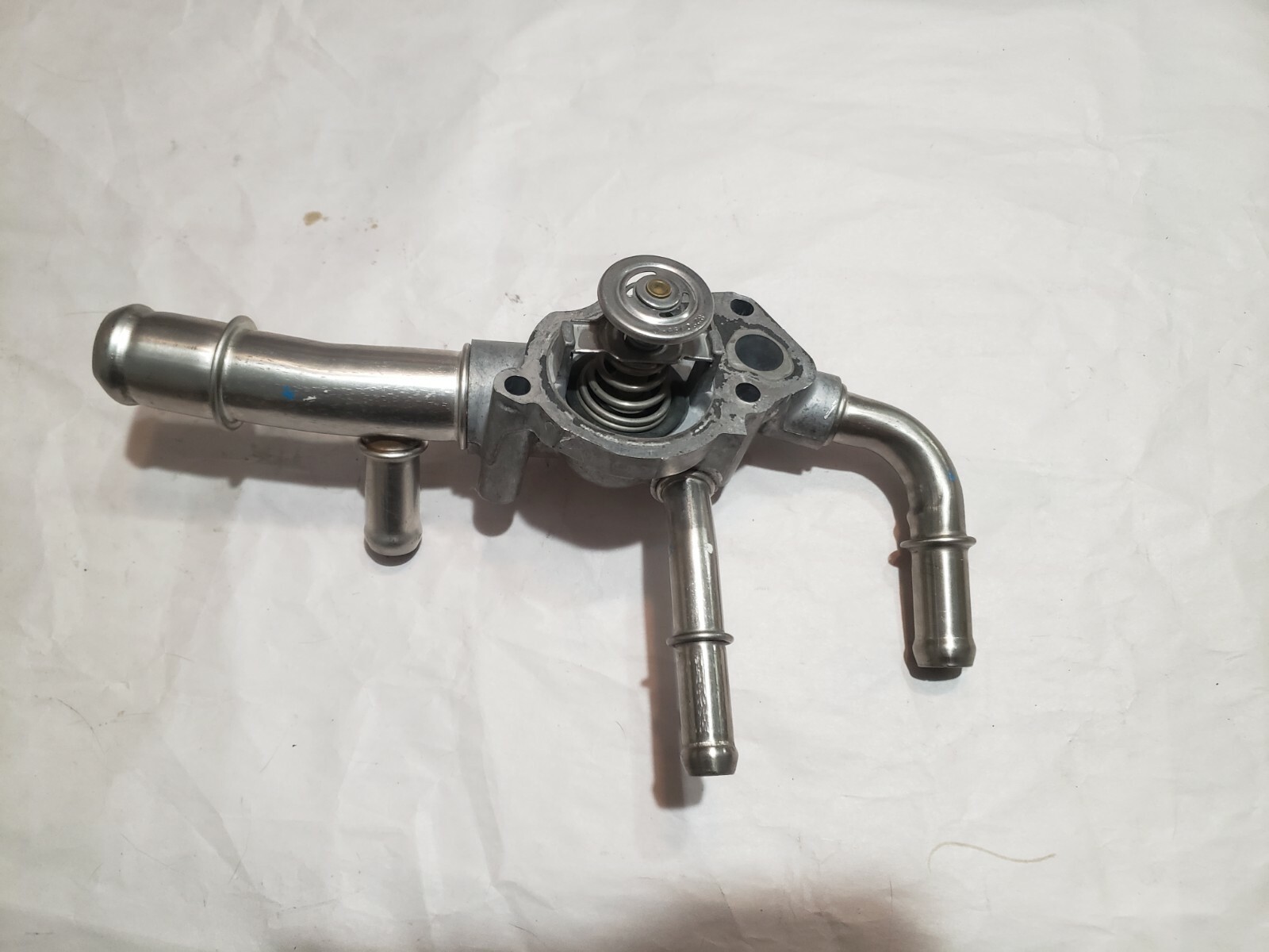 12K MILES GM OEM Engine Coolant Thermostat with Housing 12603830 ...