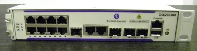 Alcatel-Lucent OmniSwitch Os6250-8m With Mounting Brackets 1 GBIC for ...