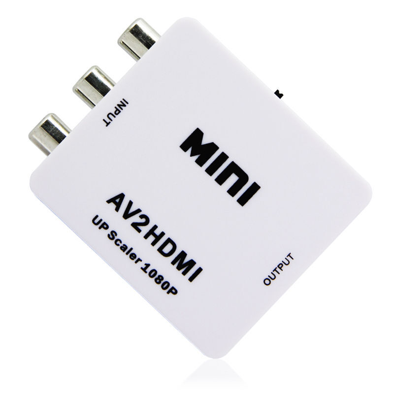 Mini Box AV2HDMI Upscaler AV RCA to HDMI VIDEO Converter Adpter 1080P ...