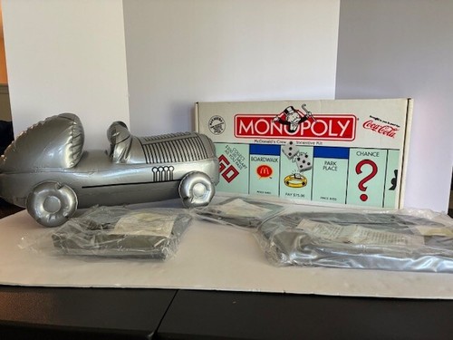 1999 McDonald's Monopoly Crew Incentive kit PLUS 4 Inflatable Monopoly ...