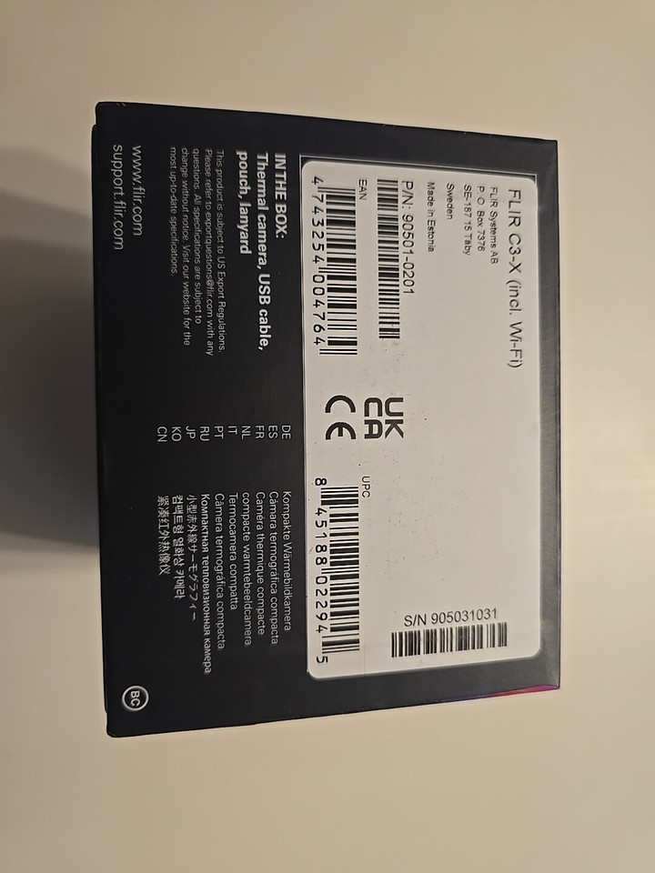 NEW SEALED! FLIR C3-X Compact Thermal Imaging Camera w/ Wifi Infrared ...