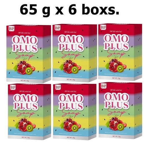 x6 Savon OMO PLUS Blanchissant Réduire Acné Éclaircissant Collagène Peau Anti... | eBay