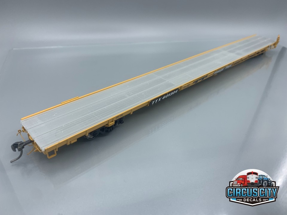 TTX Military 89' Flat Car Decking with Tie Down Channel BLMA ATLAS 1:87 ...