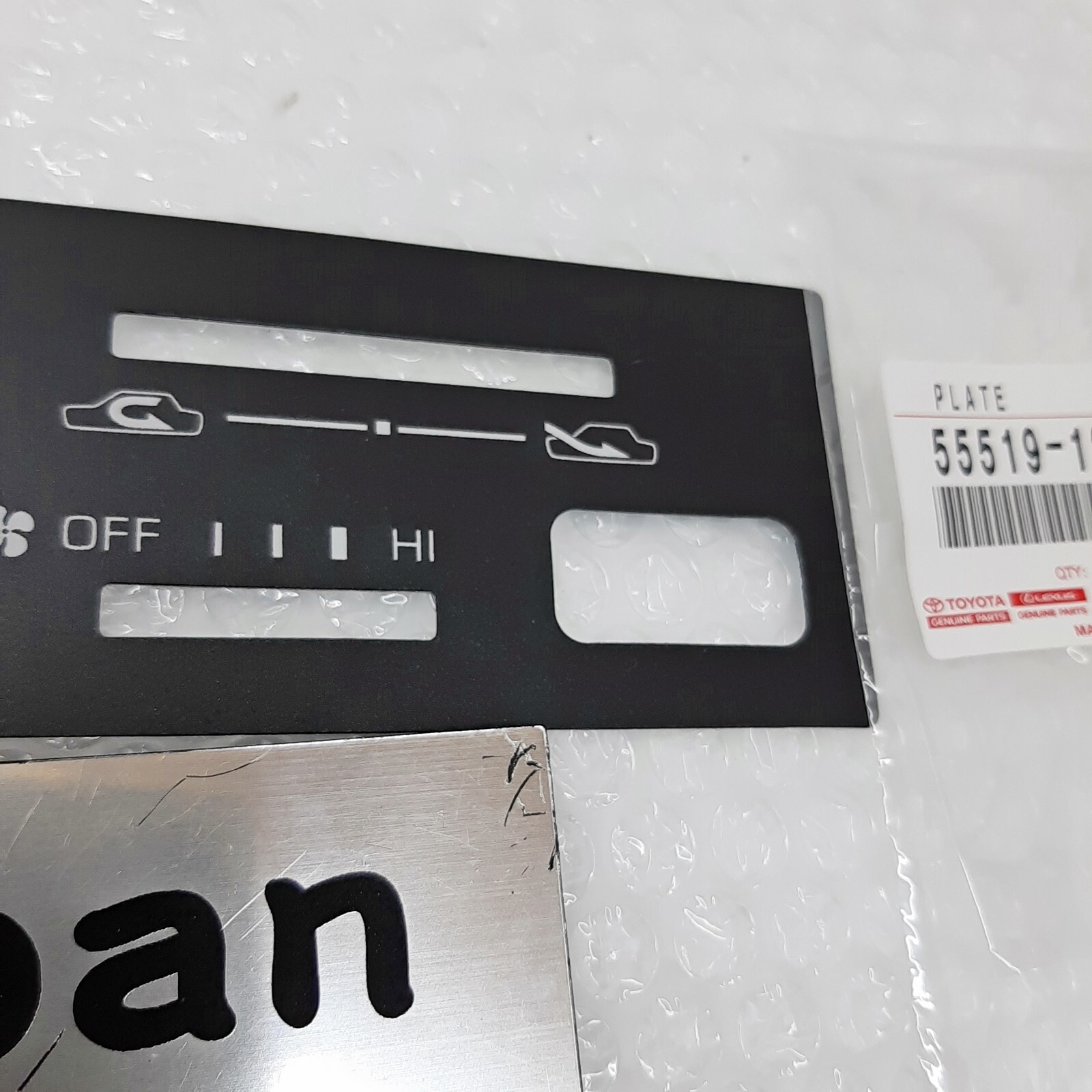 Toyota Genuine RHD Corolla AE86 A/C Heater Conditioner Control Panel ...