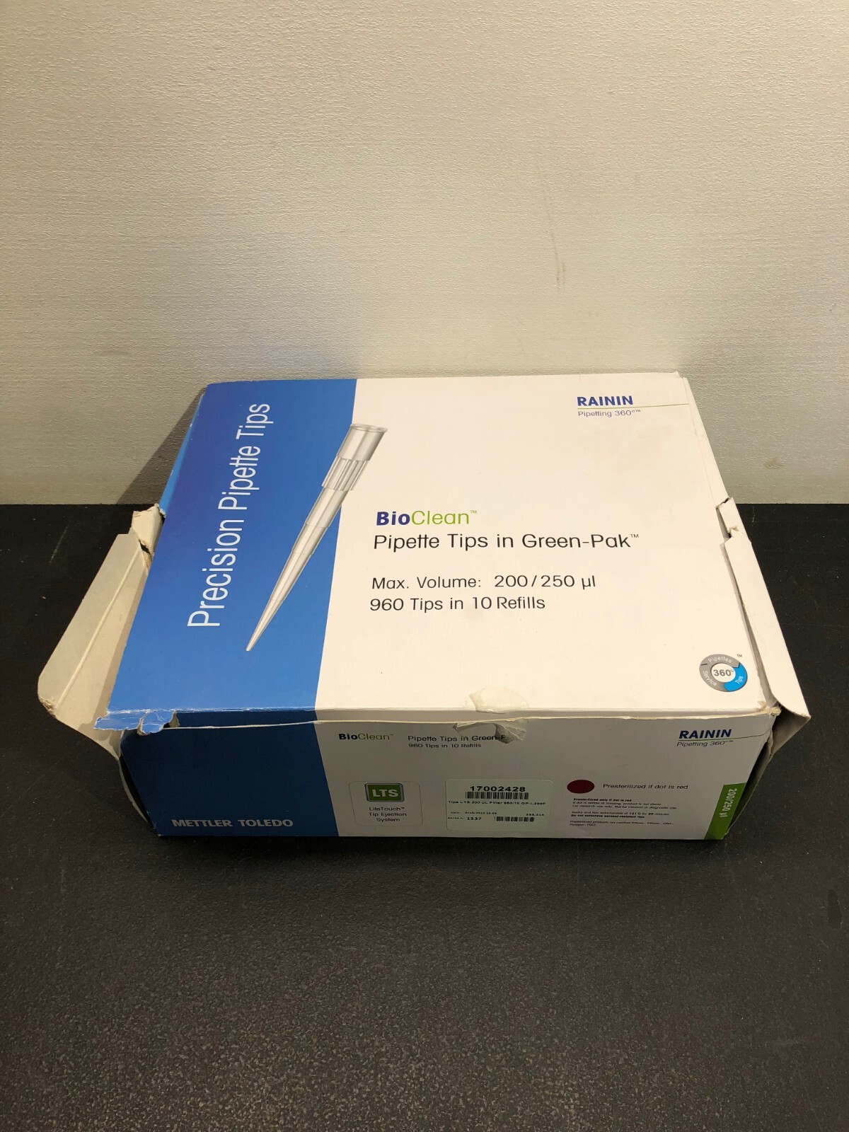 Rainin Tips Green-Pak LTS 200uL Filter 960/10 GP-L200F 17002428 | eBay