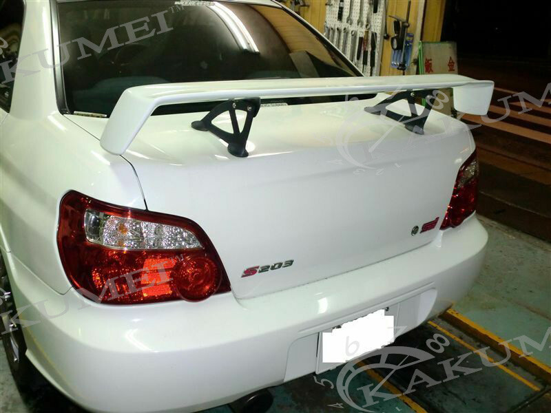 Kakumei S203 Limited Style Carbon Fiber Spoiler Wing FOR Subaru Impreza ...