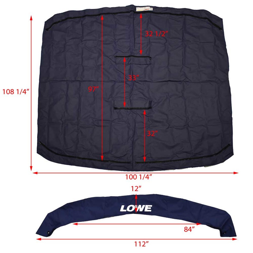 Lowe Boat Bimini Cover 44363-07 | SS / SF w/ Boot Dowco 2013 - 2016 | eBay